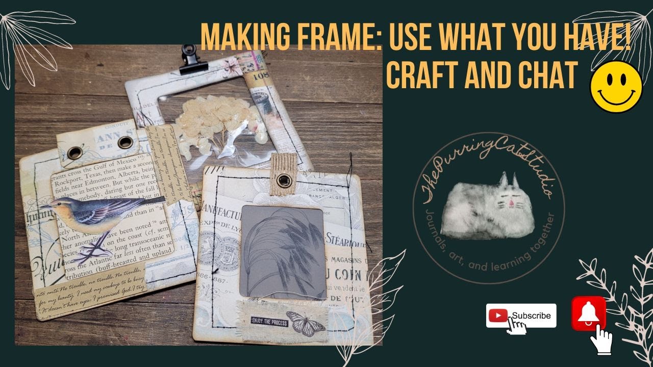 Making frames: use what you have! (full process) - YouTube