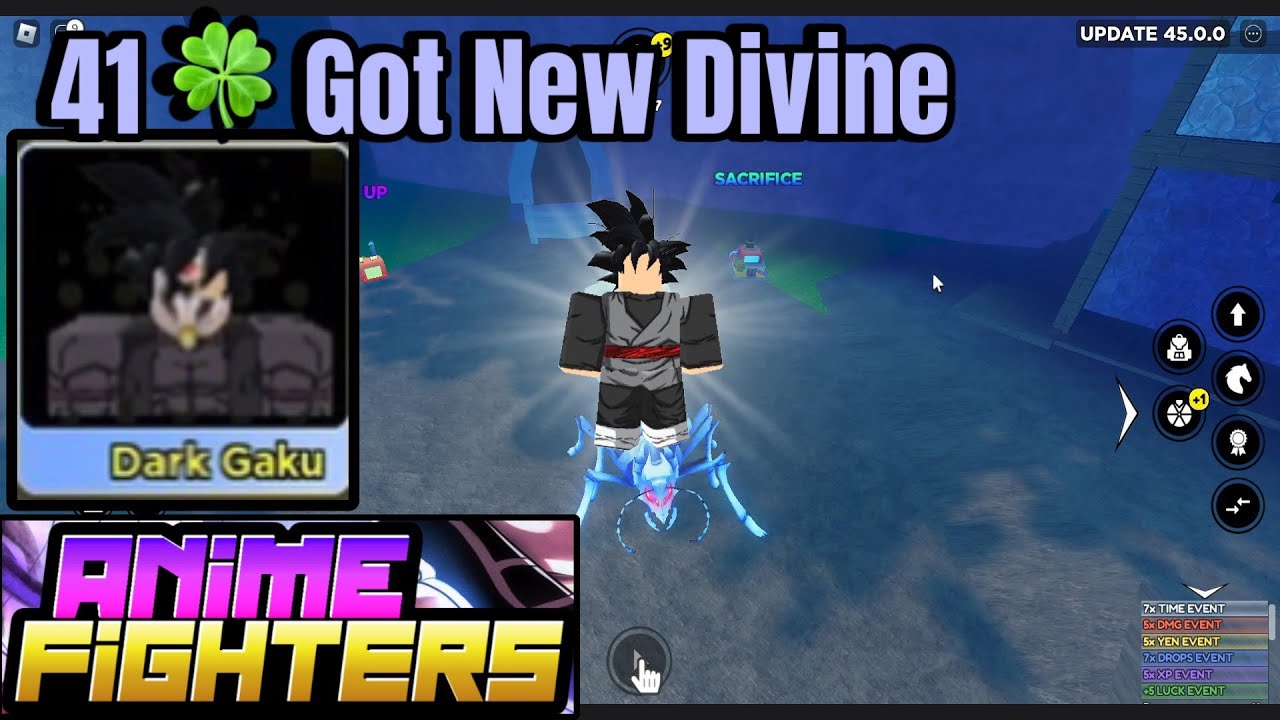 MAXOPEN 6 HOURE Lucky 41🍀Got New Divine in Map 46 Anime Fighters ...