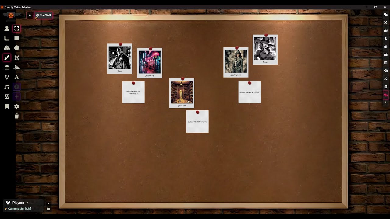 Investigation Board - A Foundry VTT module to create conspiracy boards ...