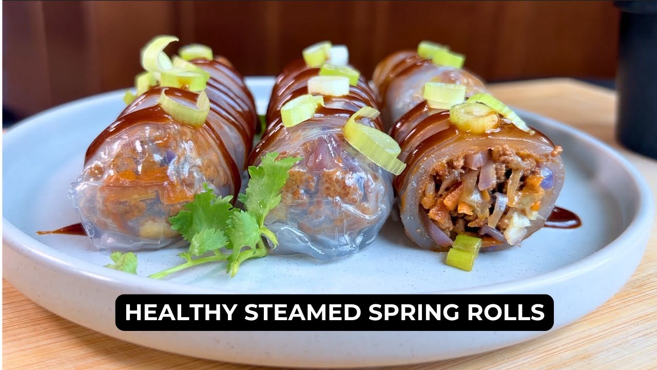Discover the Secret to Healthy Homemade Steamed Spring Rolls - YouTube