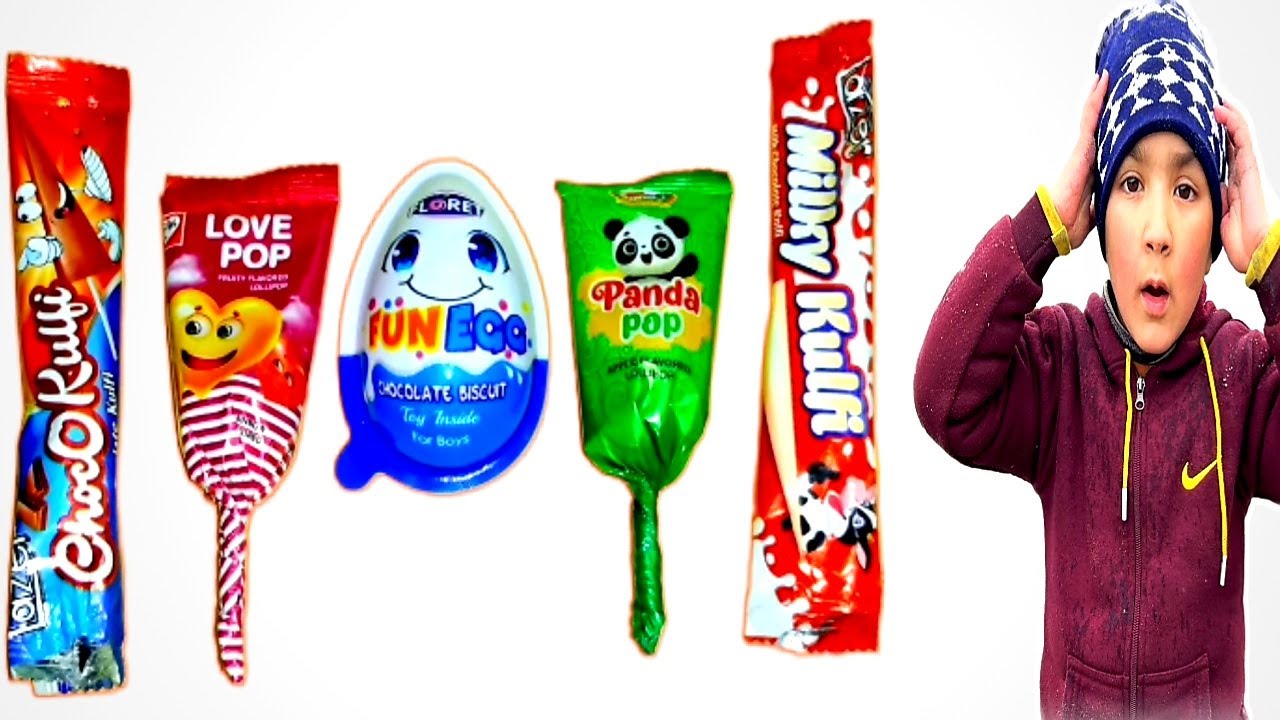 Learn Colors with Lollipop and Chocolate Sweets | Rainbow Sweets ...