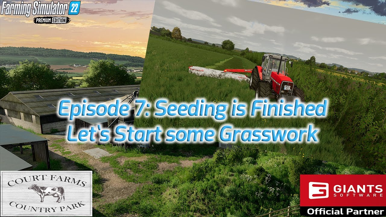 7. SEEDING FINISHED ONTO THE GRASSWORK | BEGINNERS TO PROS | COURT FARM ...