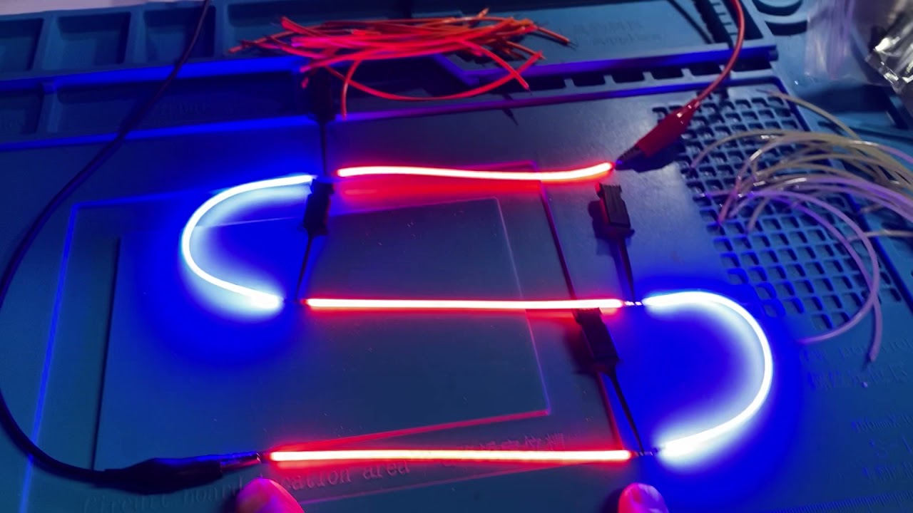 LED spaghetti - YouTube