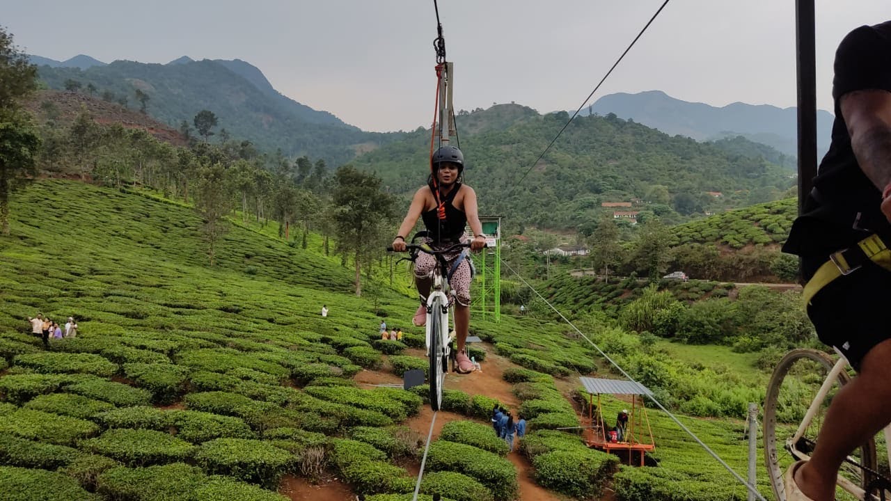 Top Tourist Places in Wayanad|| Longest Zipline and Zip Cycling in ...