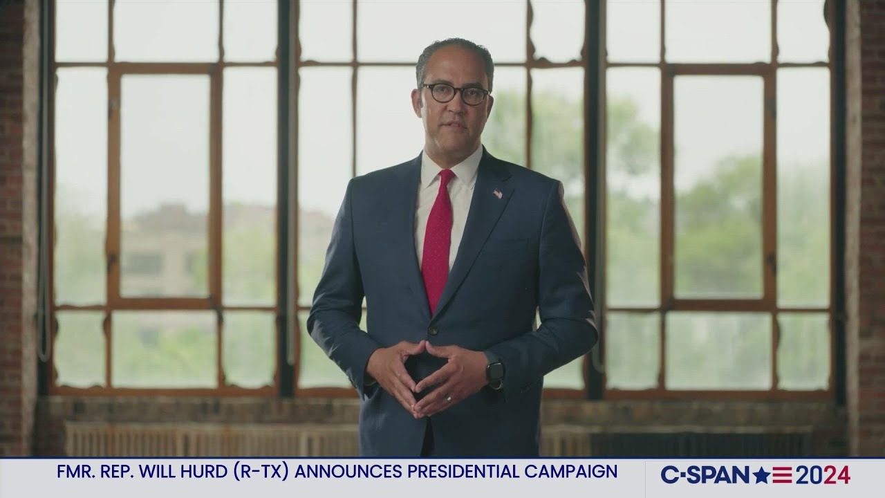 Former Rep. Will Hurd (R-TX) Announces Presidential Campaign - YouTube