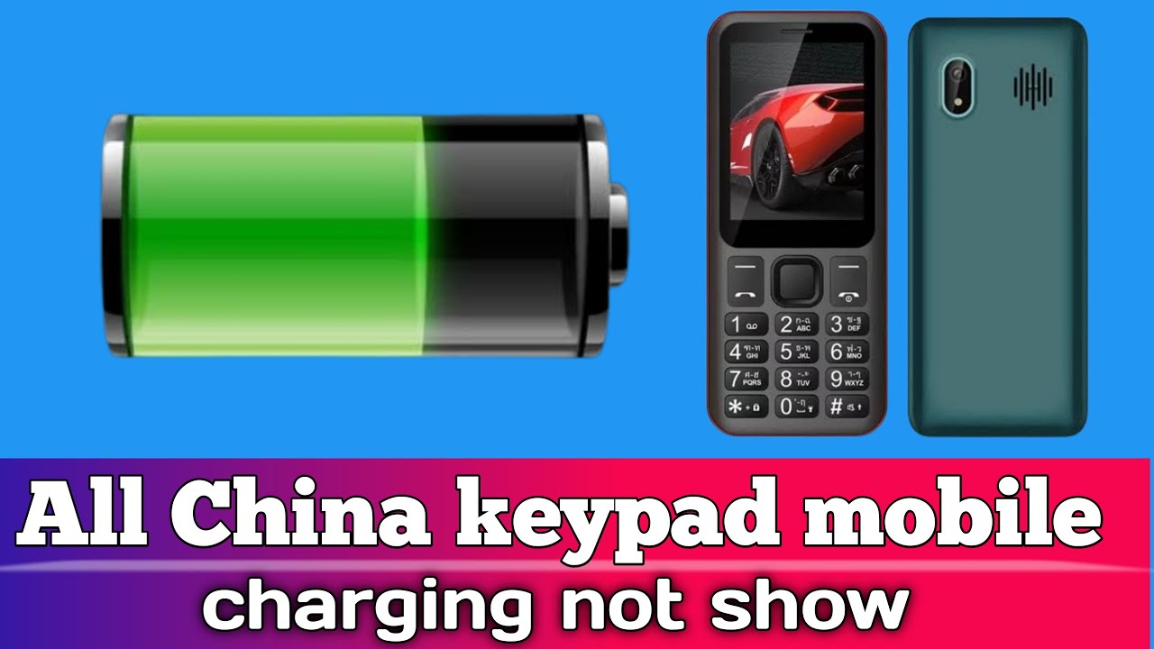 all china keypad mobile charging not show | how to fix charging problem ...