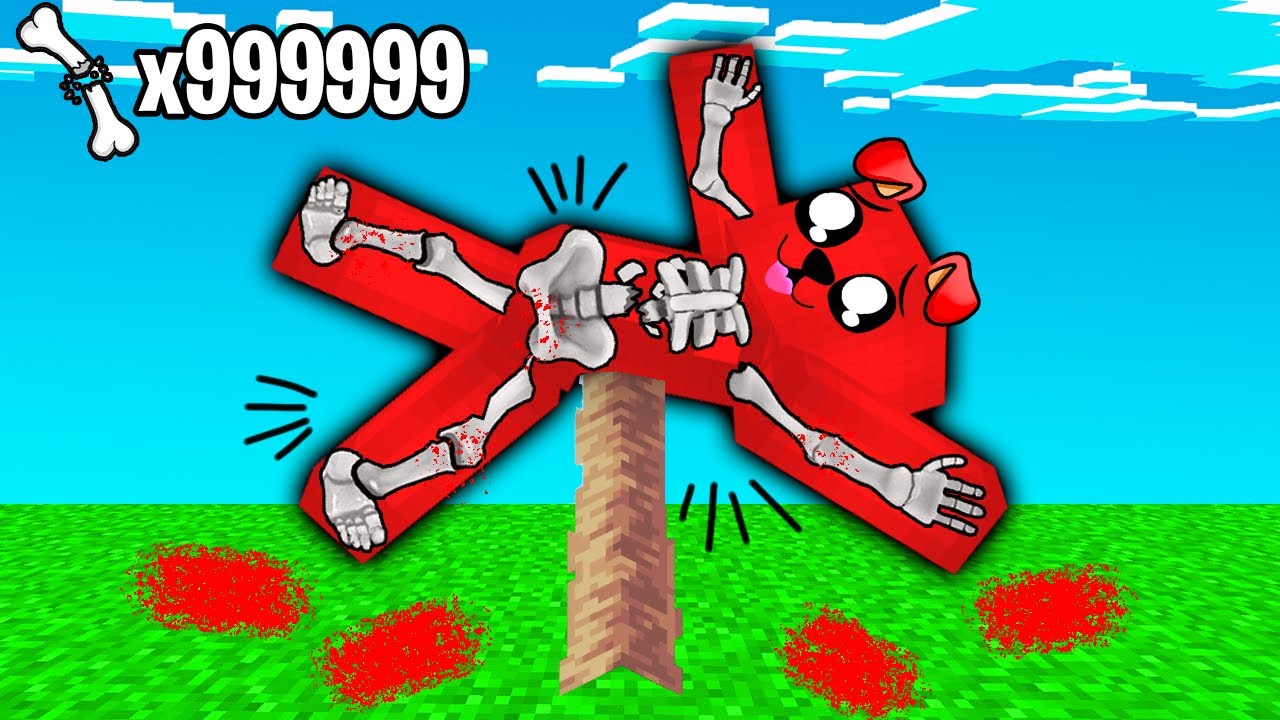 ZŁAMAŁEM 99999999 KOŚCI 🦴 w Minecraft - YouTube