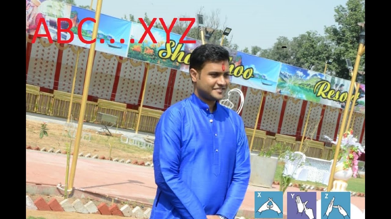 A to Z alphabet in India Sign Language - YouTube