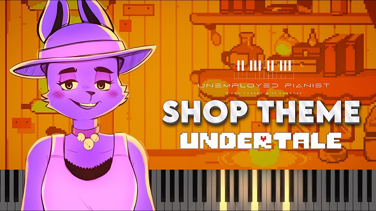 Shop Theme from Undertale (Piano tutorial) - YouTube
