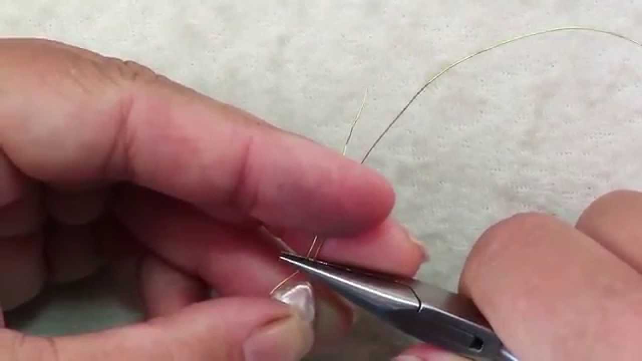 How To Wire Wrap With Fine Wire - YouTube