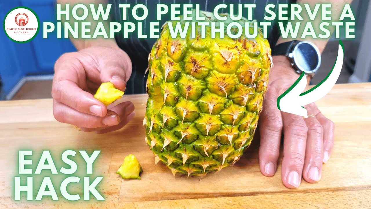 Pineapple Fruit Pull-Apart Trick No Knife Hack Tutorial | #Pineapple # ...