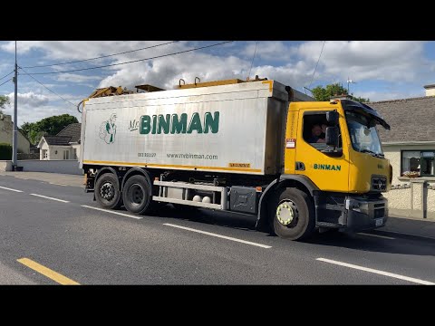 *4K* MrBinman 2017 Renault D26 Wide with 6x2 chassis with Dennis Eagle ...