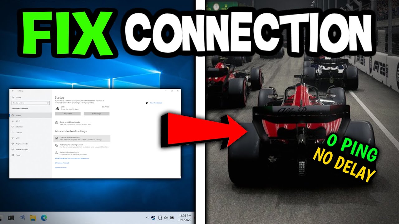 How To Fix Network Issues & Ping in F1 23 - YouTube