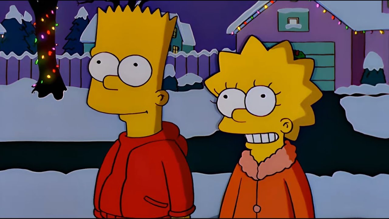 Bart and Lisa Caroling - The Simpsons - YouTube