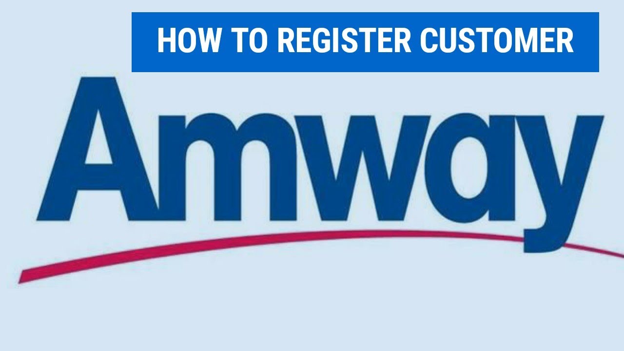 How To Register Customer ( Amway business ) - YouTube