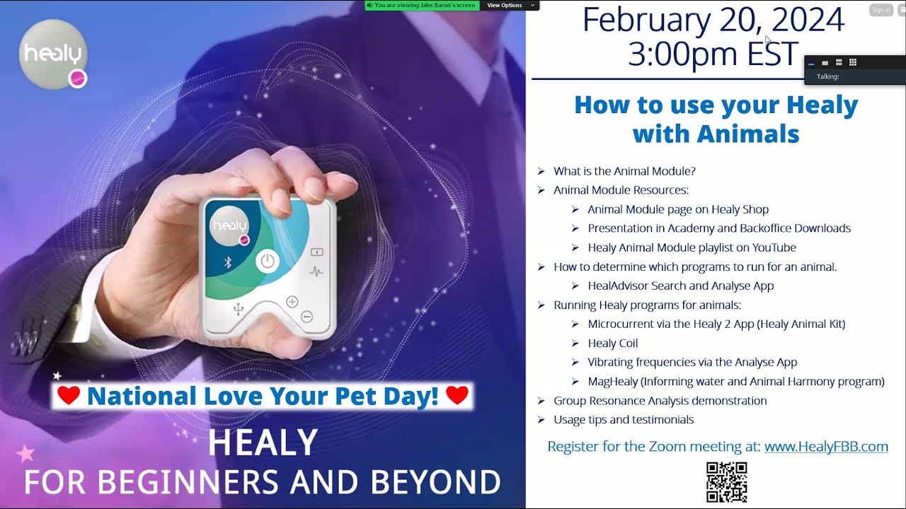 Healy for Beginners & Beyond | How to Use your Healy with Animals - YouTube