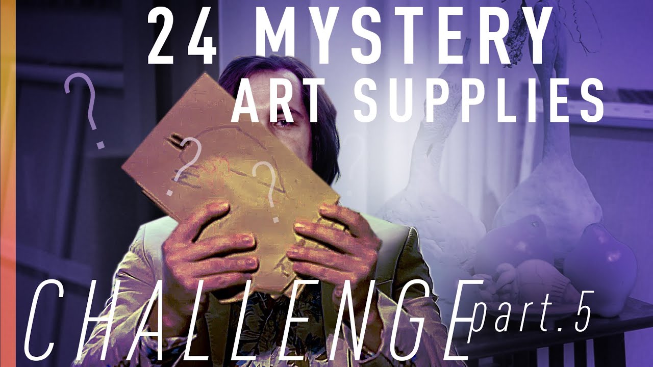 ART Challenge - 24 Mystery Art Supplies - Part 5 of 5 - YouTube