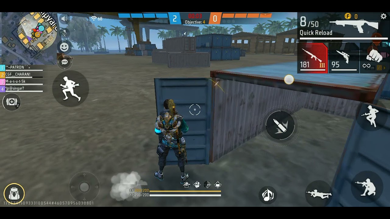 jp gamer ff 4V4 free fire - YouTube