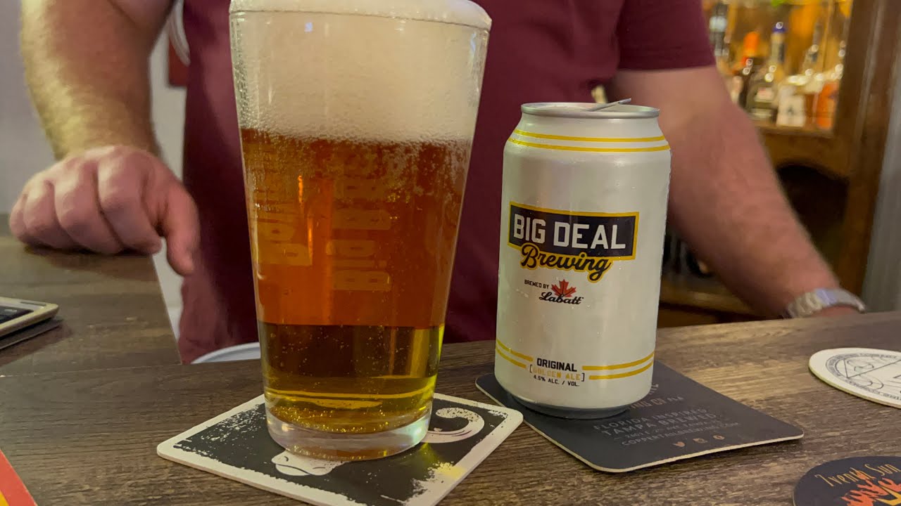 Original - Golden Ale - Big Deal Brewing (Labatt) - 4.5%abv - YouTube