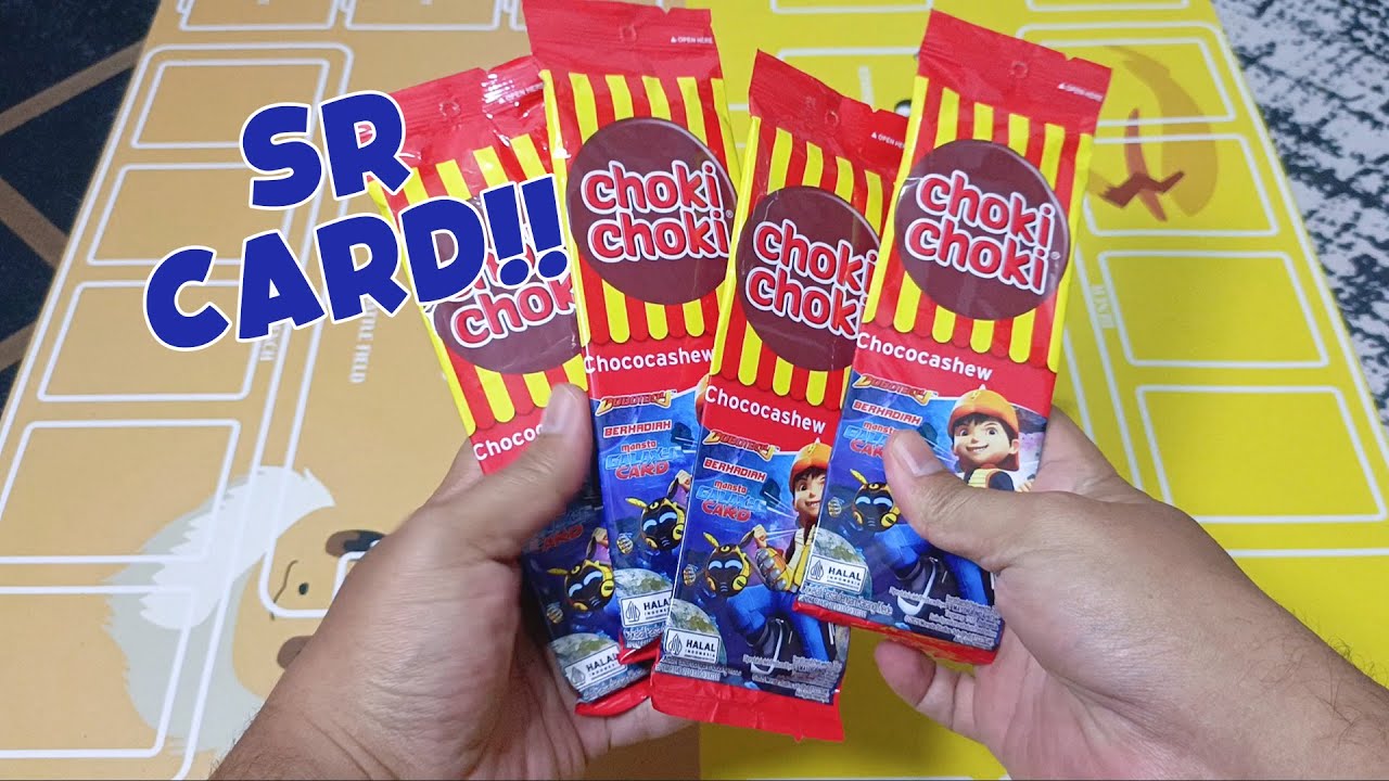 SPECIAL RARE Choki Choki BOBOIBOY Card - YouTube