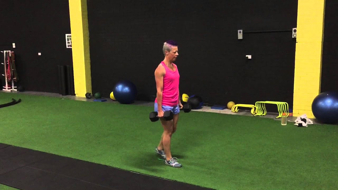 Val Slide Reverse Lunge - YouTube