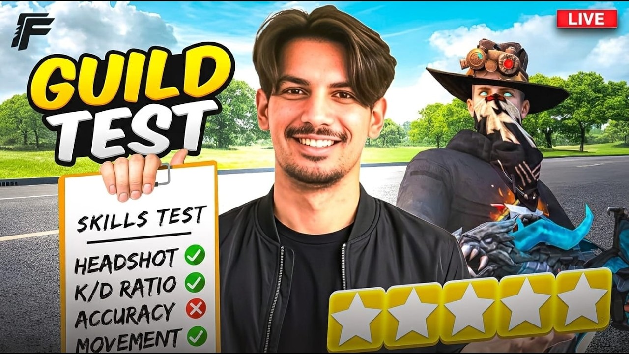 RYL Guild Test LIVE 💥 Best Players Join Now | Free Fire Custom Rooms ...