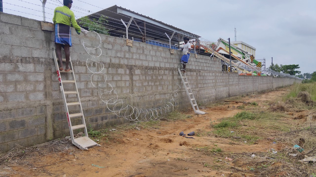 🕵️‍♂️Concertina Wire Fencing in chromepet | Rozer Wire Fence chromepet ...