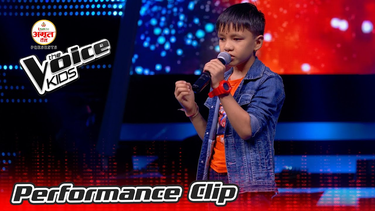 Suprim Malla Thakuri "Nadekhinya Ghau..." |The Voice Kids - 2021 - YouTube