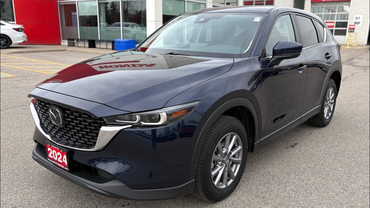Come see the 2024 Mazda CX-5 in Blue Metallic here @ Brantford Honda ...