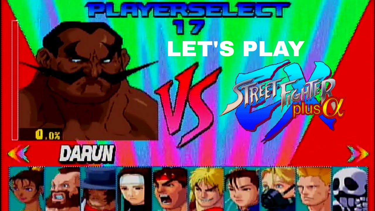 LET'S PLAY - Street Fighter EX Plus Alpha - Darun Mister Full Arcade ...