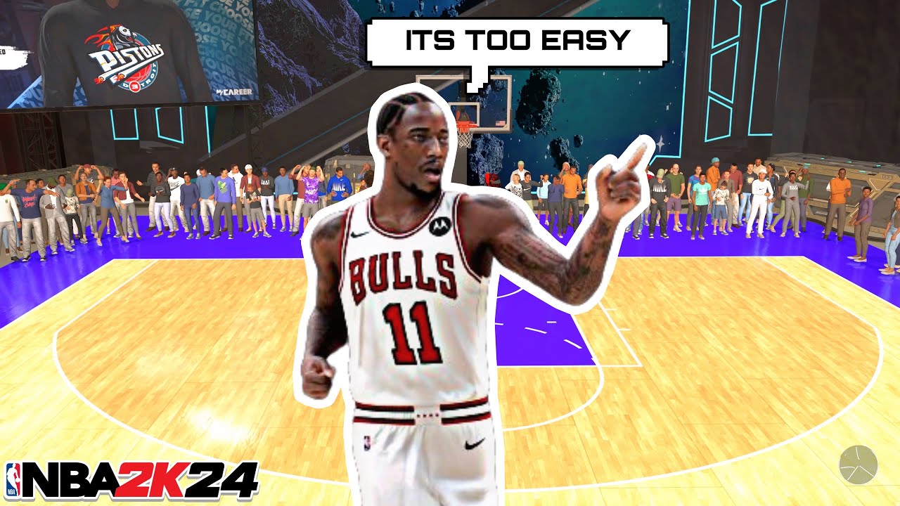 DEMAR DEROZAN GOES TO THE 1V1 THEATER IN NBA2K24 | BEST SMALL FOWARD ...