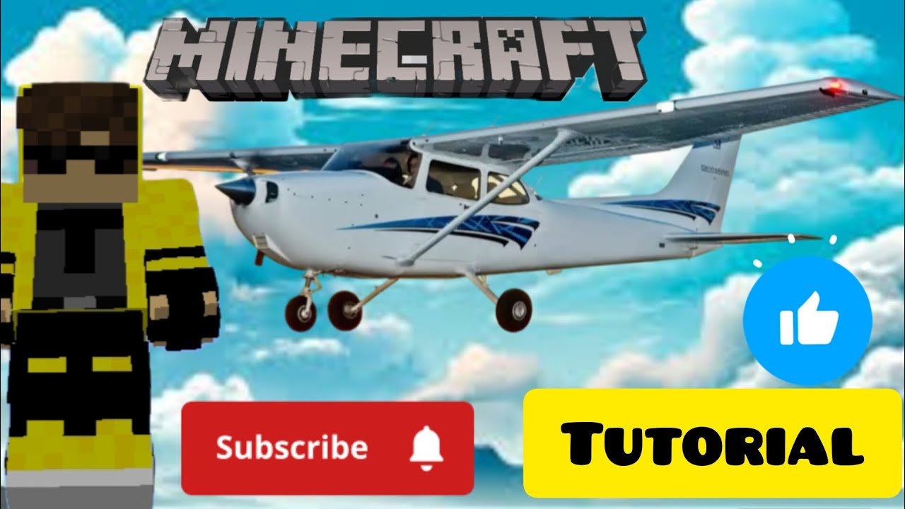 Como construir una avioneta (Cessna 172) en Minecraft. - YouTube