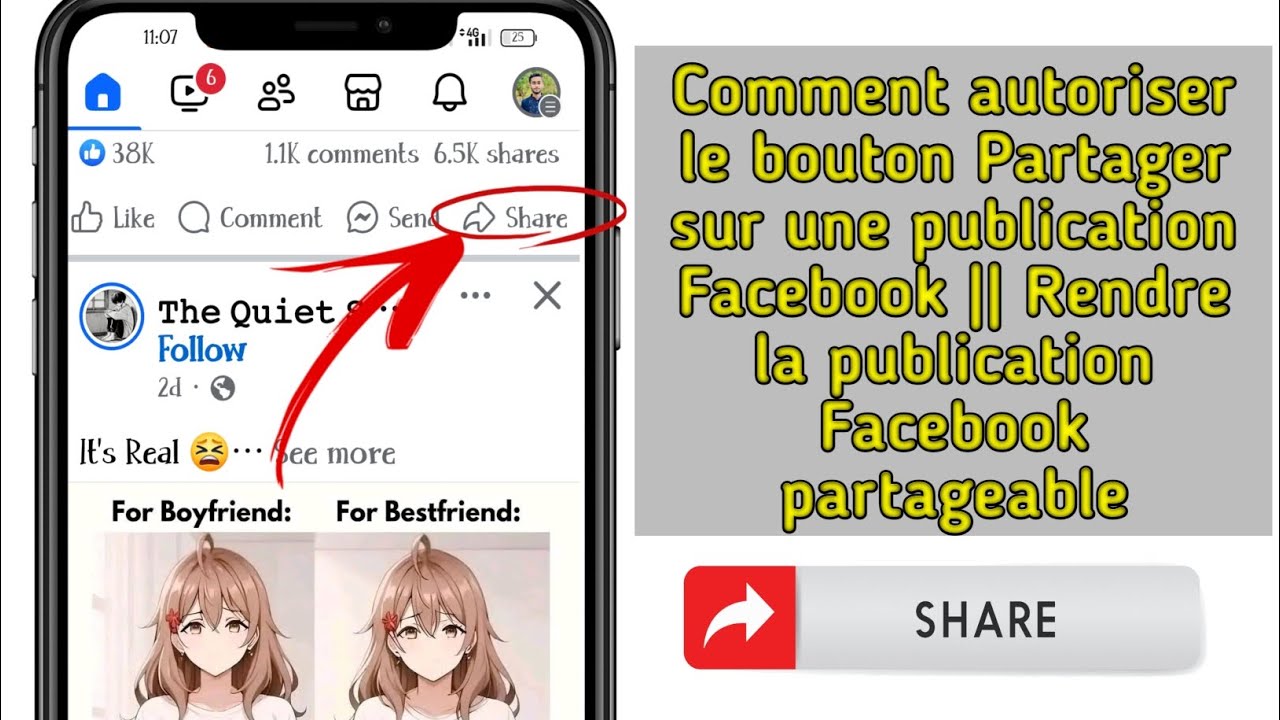 Comment autoriser le bouton de partage sur une publication Facebook ...
