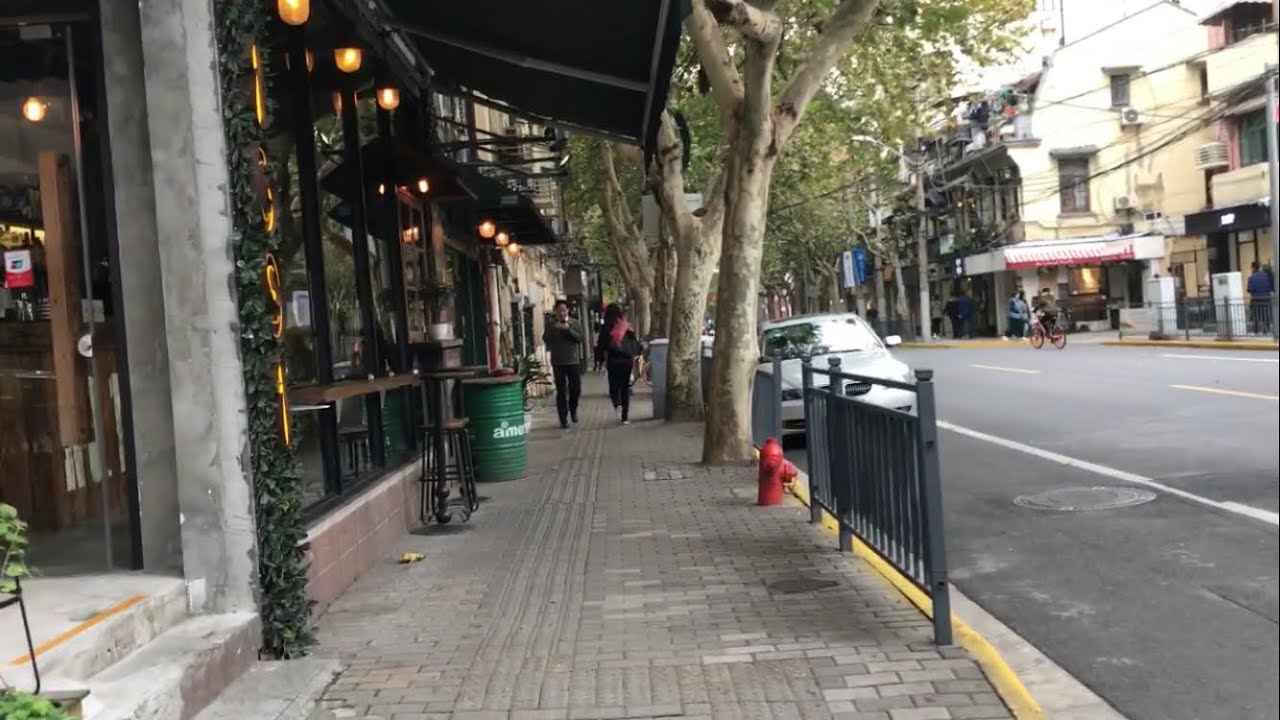 Shanghai street view-Changle road ，上海街景-长乐路 - YouTube