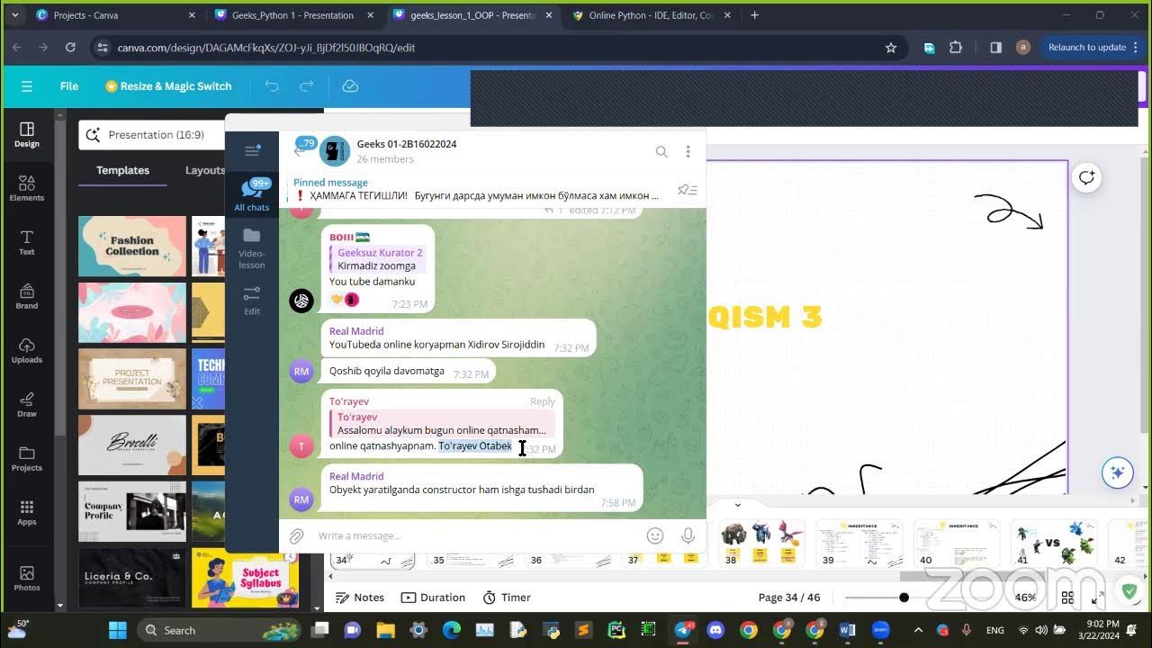Lesson 2 OOP 2 - YouTube