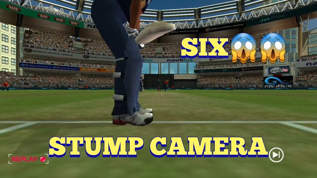 Stump Camera View | Virat Kohli's Six | Real Cricket 20 - YouTube