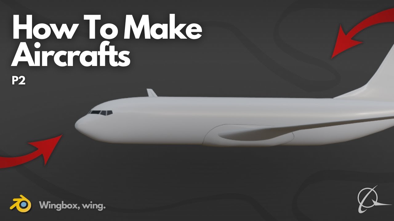 How To Make Aircrafts P2 | (Wingbox, Wings) | Blender - YouTube