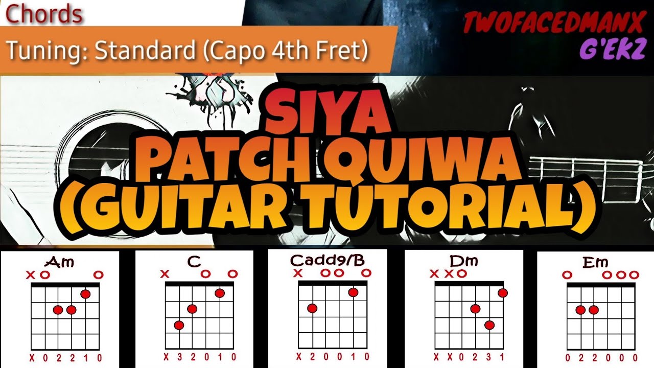 Patch Quiwa - Siya (Guitar Tutorial) - YouTube