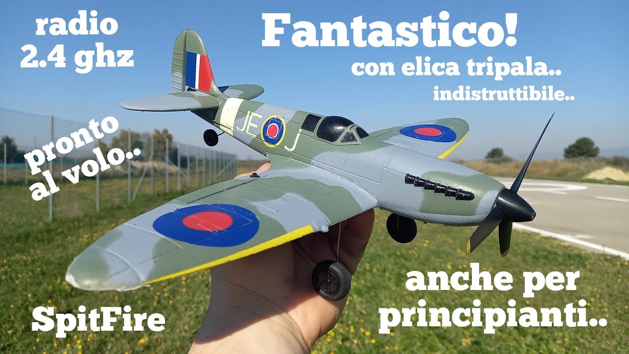 Eachine SpitFire - aereo telecomandato stabilizzato e acrobatico ...