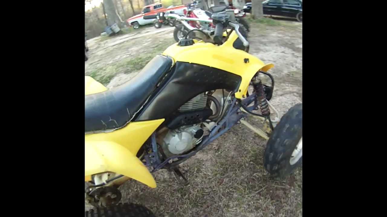 Yellow 2004 Honda 400ex Walk Around & RIDE - YouTube