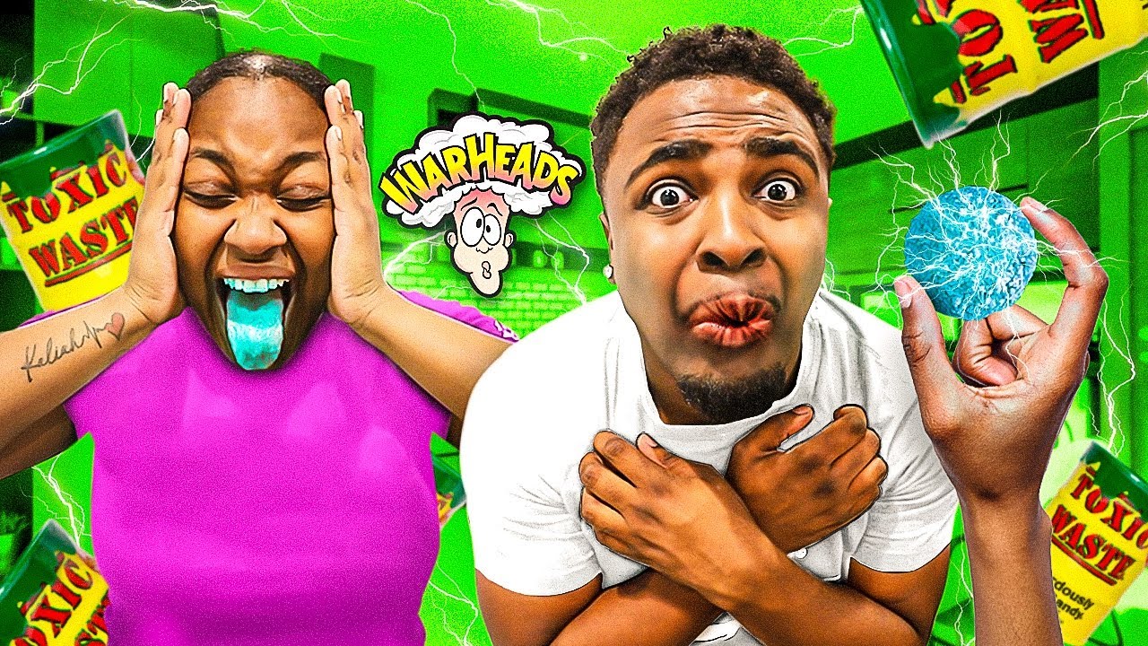 EATING Only SOUR FOOD For 24 Hours! (WORLD'S SOUREST FOODS) - YouTube