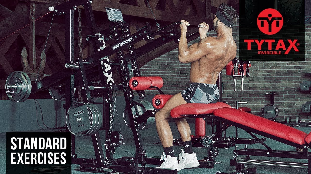 TYTAX® M1 | Seated Reverse Grip Lever Pulldown - YouTube