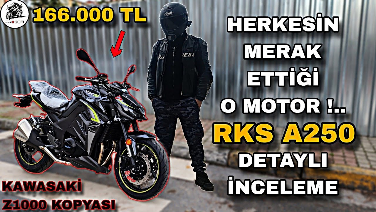 TR'DE İLK RKS A250 İNCELEME !.. Z1000 KOPYASI & SÜRDÜM,DENEDİM ...