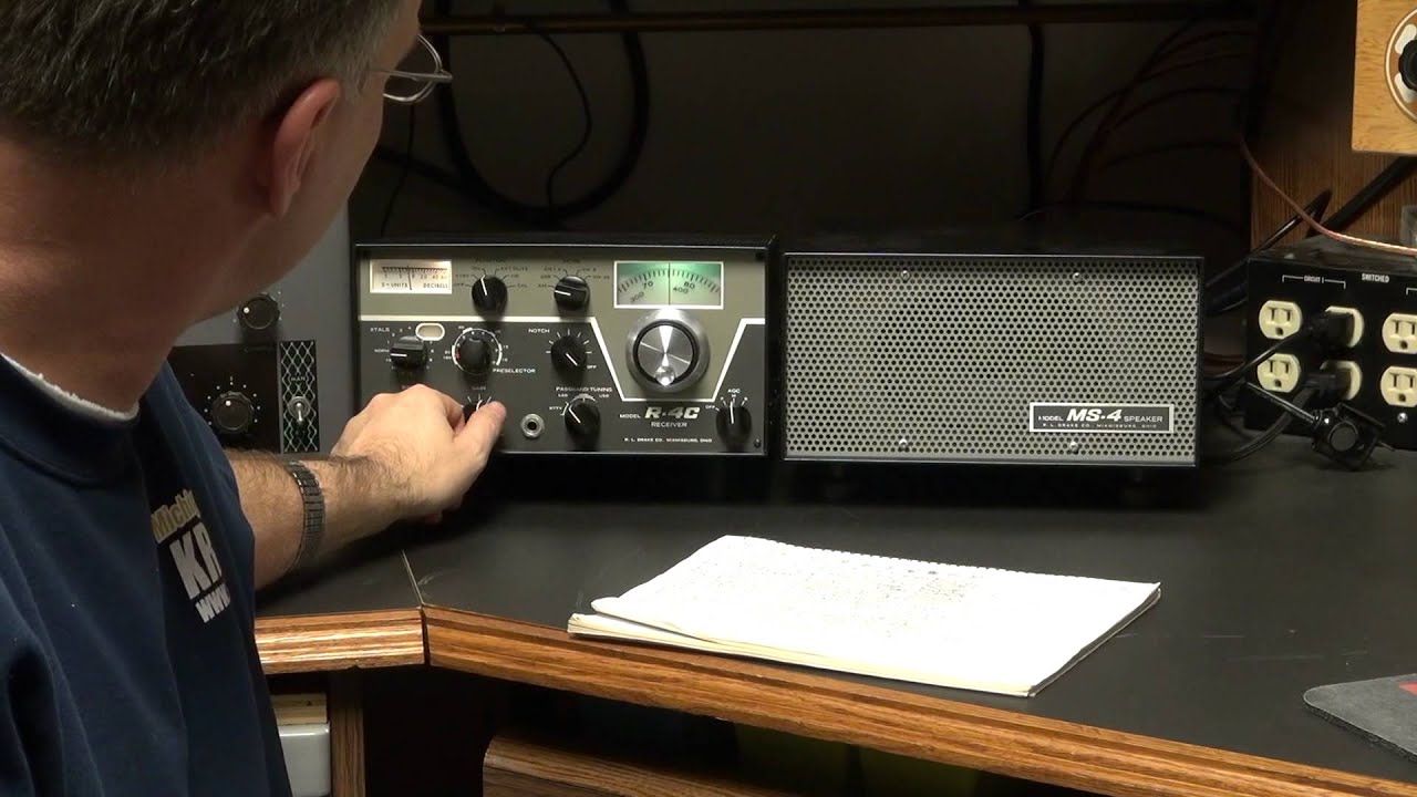 D-lab Drake R-4c Ham Tube Receiver Audio Modification Demo - YouTube