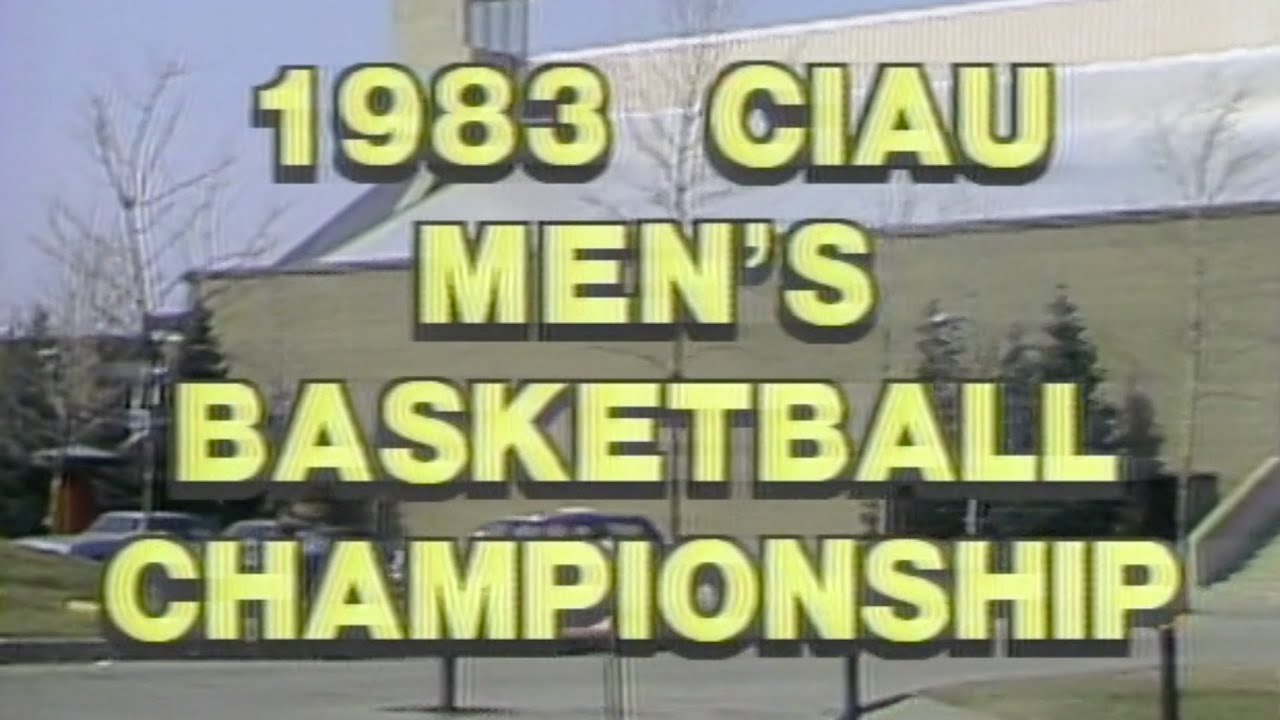 1982-83 (1) CIAU MEN'S BASKETBALL FINAL - YouTube