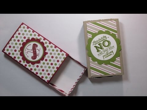 Stampin' Up! Envelope Punch Board Matchbox - YouTube