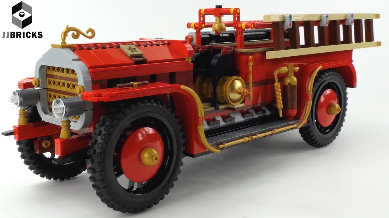 UNBOXING MOC LEGO Antique Fire Engine! LEGO AFOL Designer program set ...