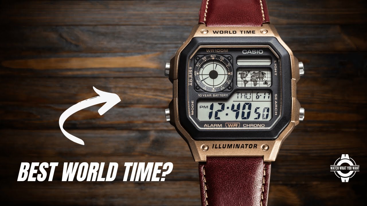 Casio World Timer AE-1200 WHL-5AVEF - YouTube