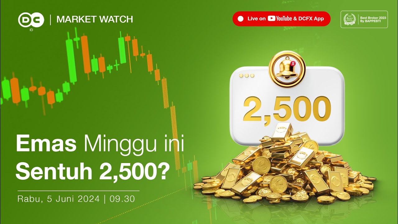Market Watch | Emas Minggu Ini Sentuh 2,500? | 5 Juni 2024 #BestBroker ...