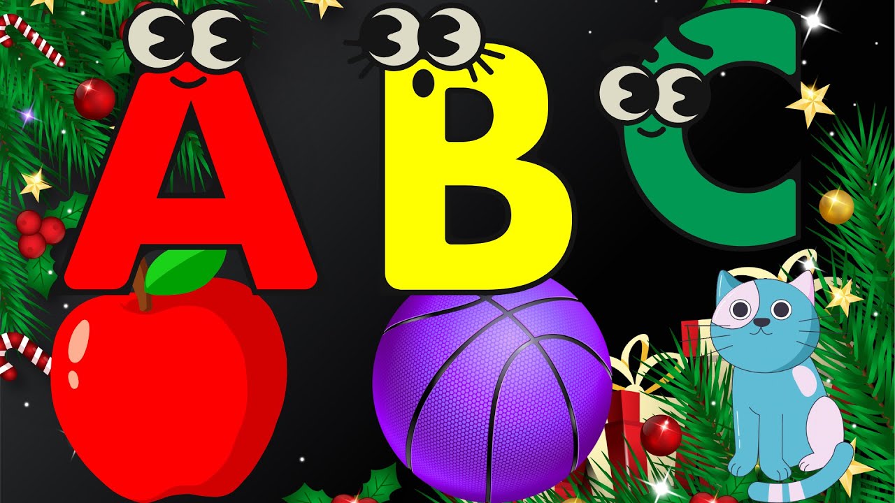 ABC Cartoon Nursery Rhymes & Poems for Kids | Learn letter sounds for ...